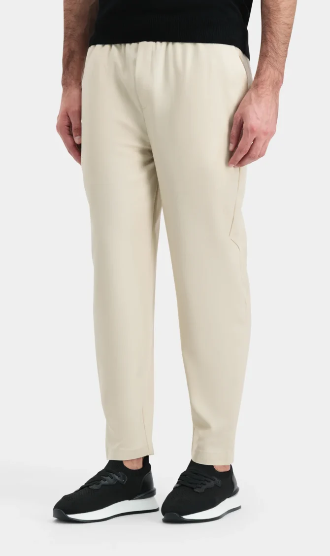NICOLE DRAWSTRING PANTS BEIGE - Kult